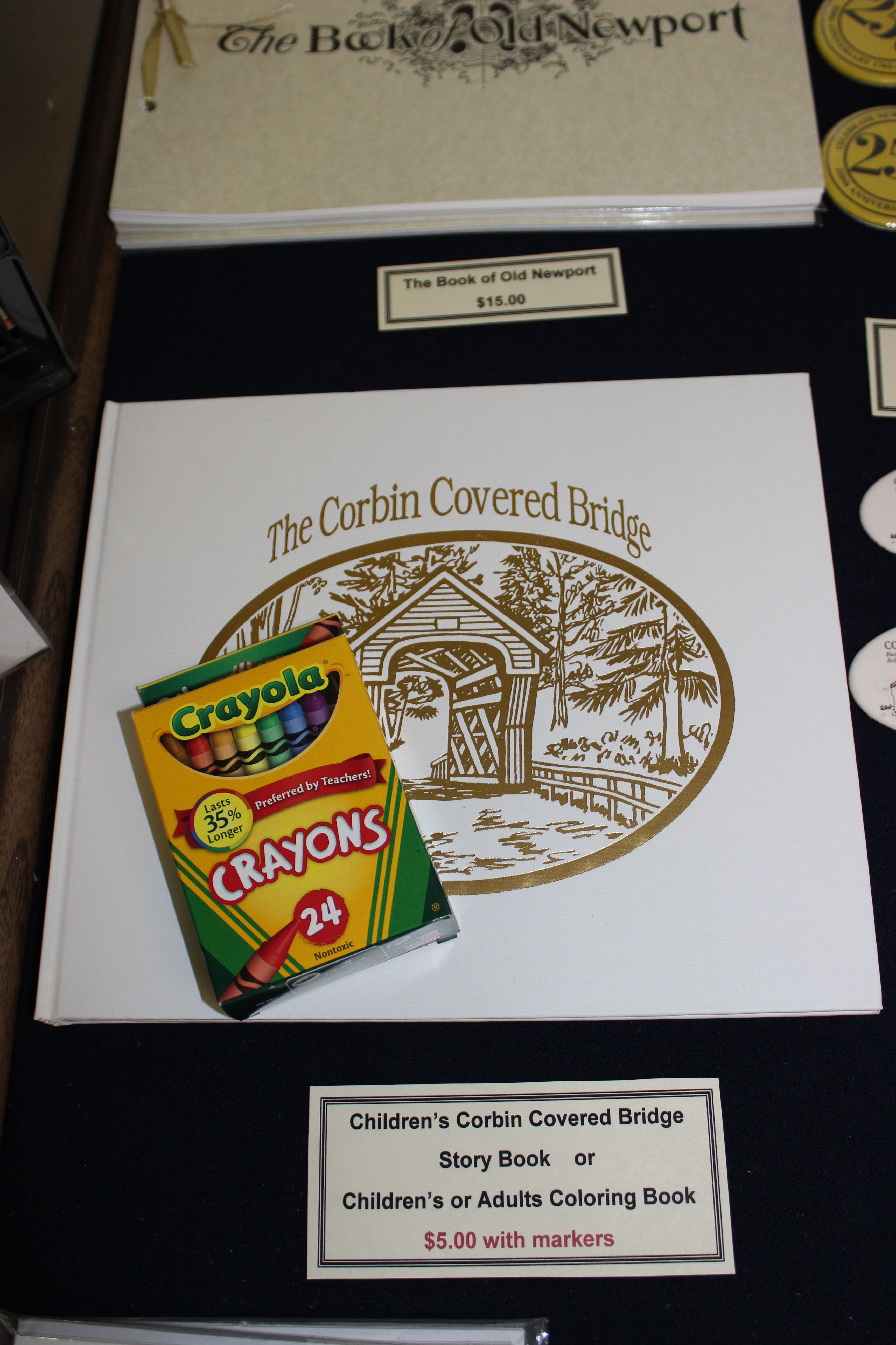 Book Corbin Covered Bridge Coloring Book – Newport, NH Historical Society